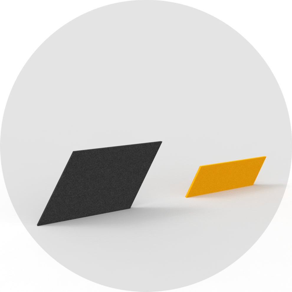 Acoustic Wall Tile - Parallelogram – TheQuietRoom USA