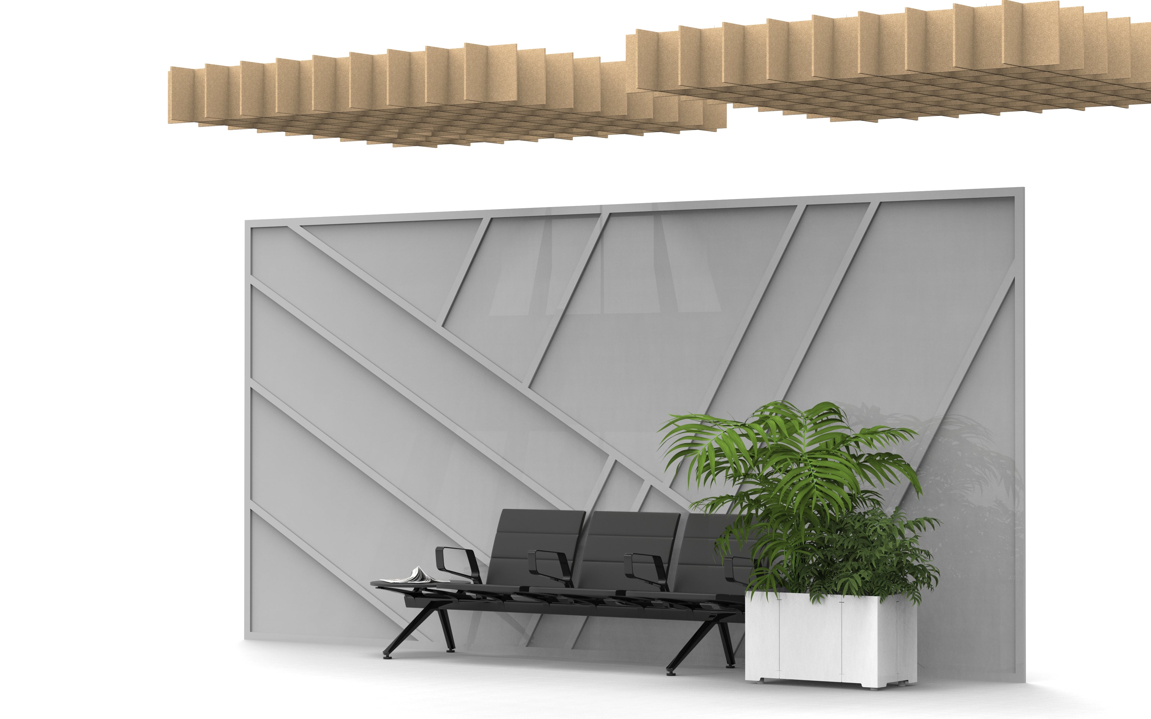 Acoustic Grid 12" High x 8'x8' – TheQuietRoom USA